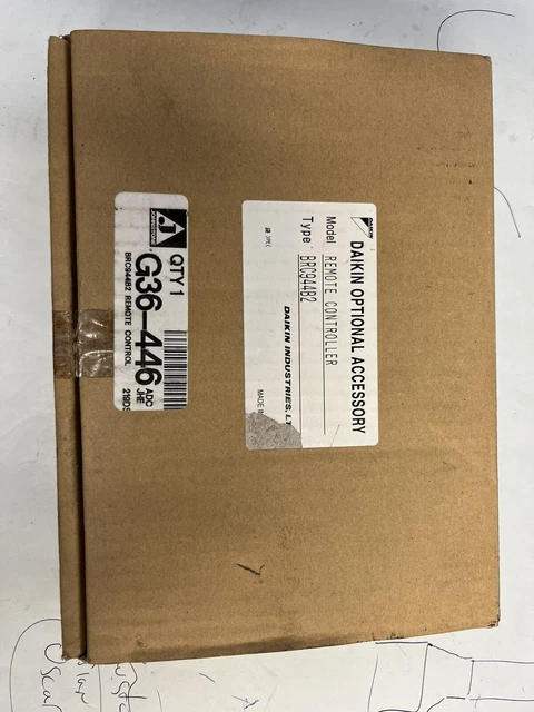 CONTROL REMOTO MONTAJE En Pared Daikin Brc944B2 Nuevo Caja Abierta EUR ...