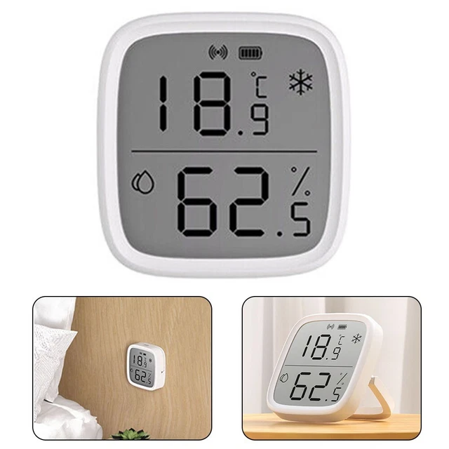 SWISS MADE LCD Smart Temperature and Humidity Sensor Accurate and Fast ...