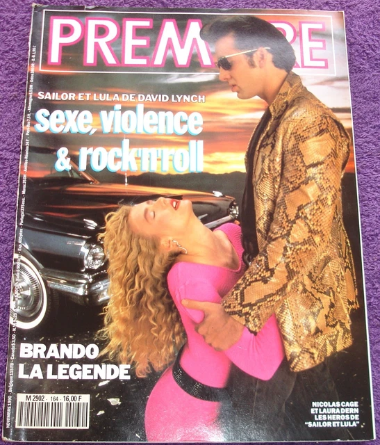 CINÉMA: PREMIÈRE N° 164, Nicolas Cage, Laura Dern, Isabella Rossellini ...