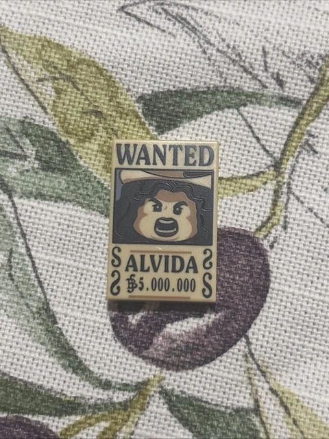 LEGO ONE PIECE Alvida Wanted Poster Piece £6.99 - PicClick UK