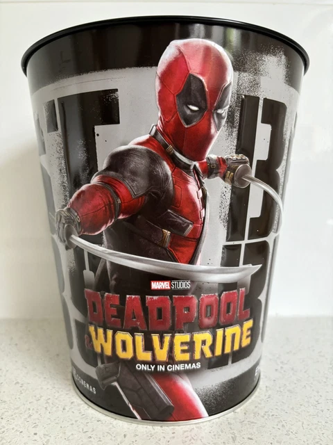 2024 AUS RELEASE Deadpool & Wolverine Event Cinemas Popcorn Bucket Tin ...