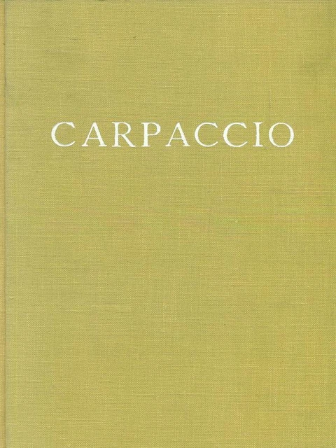 CARPACCIO ZAMPETTI PIETRO Alfieri 1963 \\ EUR 6,82 - PicClick FR
