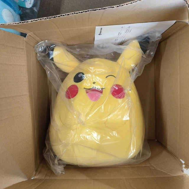 ORIGINAL POKÉMON CENTER Winking Pikachu Squishmallows Plush 12 ...