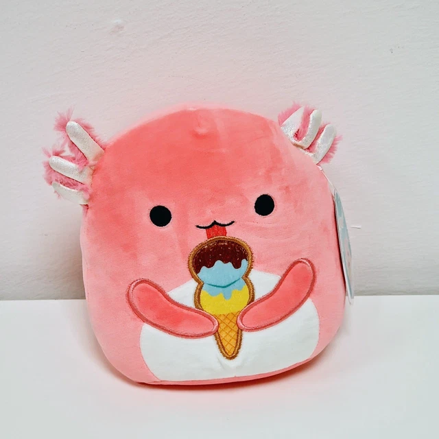 ESCLUSIVO GELATO SQUISHMALLOWS Archie The Axolotl 8 Pollici 20Cm Super ...