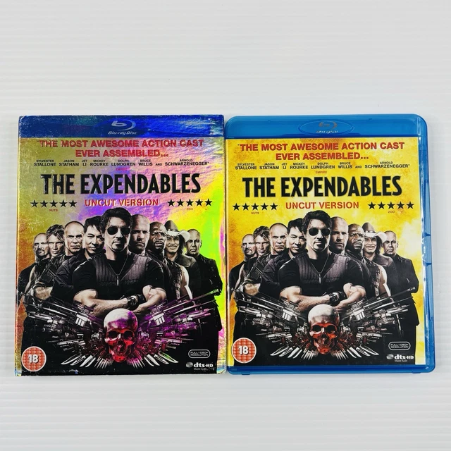 THE EXPENDABLES TRILOGY 1 2 3 Blu-Ray Region B Tracked Postage Slipcase ...