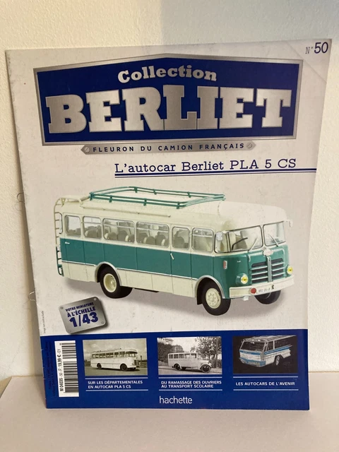 FASCICULE N°50 COLLECTION Berliet l'autocar Berliet PLA 5 CS TBE EUR 1 ...