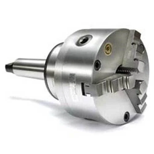 BISON-BIAL 3& 3-JAW Self-Centering Rotating Lathe Chuck w/ MT #2 Shank ...