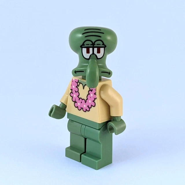 LEGO TIKI LAND Squidward Minifigure - SpongeBob Squarepants £15.99 ...