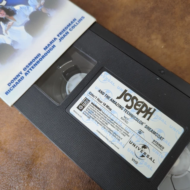 JOSEPH AND THE Amazing Technicolor Dreamcoat (VHS, 2000) Donny Osmond £ ...
