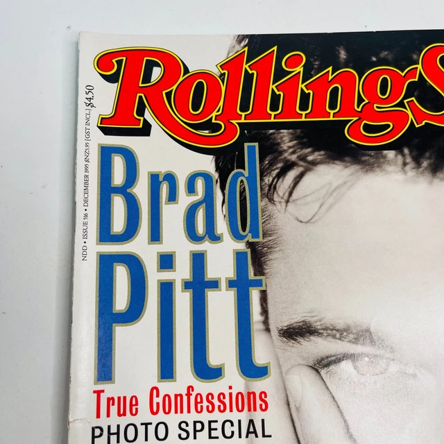 BRAD PITT ROLLING Stone Magazine Issue 516 December 1995 Vintage RARE £ ...