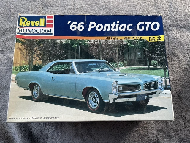 REVELL MODEL KIT 1/25th Scale 66 Pontiac GTO (Unused) £17.11 - PicClick UK