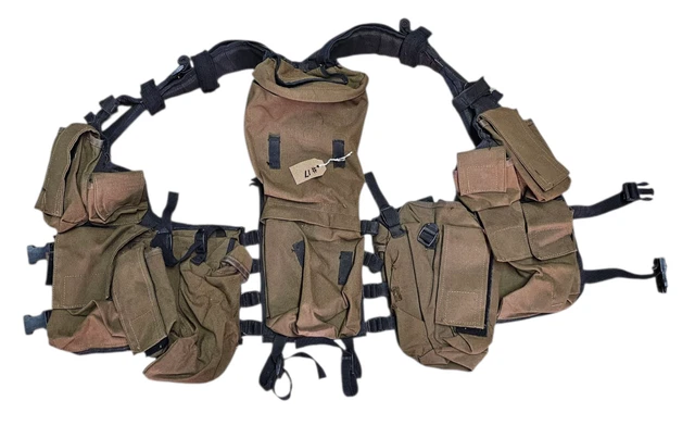 GENUINE SADF SF South African Army M83 Nutria Brown Assault Vest ...