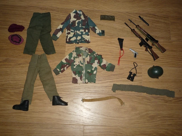 ACTION JOE MAN Team Geyper Man Gi Joe Tenue Uniforme Beret Rouge Ted ...