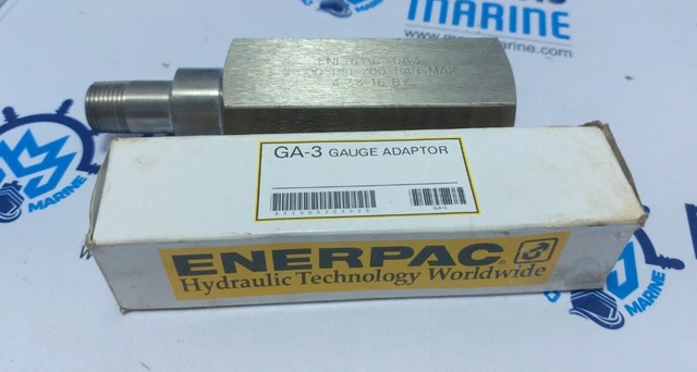 ADAPTATEUR DE MANOMÈTRE Enerpac GA-3 10 000 PSI 700 BAR MAX - Avec ...