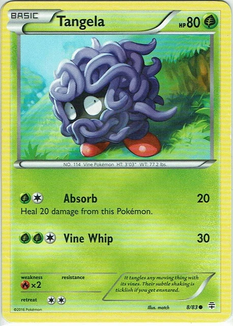 POKEMON CARTE TCG Trading Card Jeu Générations Numéro 8/83 Tangela ...