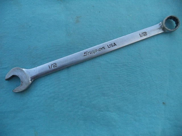 SNAP ON SAE Flank Drive Plus 1/2" 12 Point Combination Wrench #Soex16 ...