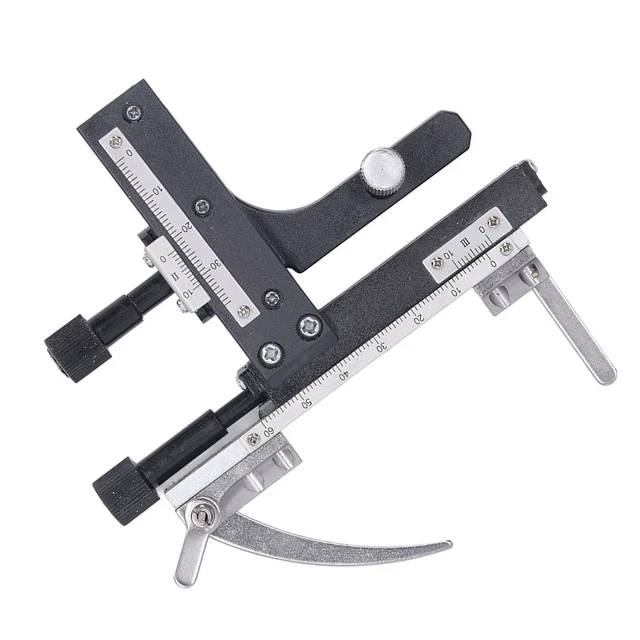 MICROSCOPE ATTACHABLE MECHANICAL Stage X-Y Caliper Vernier Moveable ...