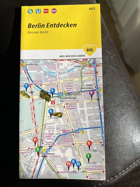 BERLIN BVG ÖPNV Liniennetze Stadtplan City Map 12.Dez 2021 Tram Bahn ...