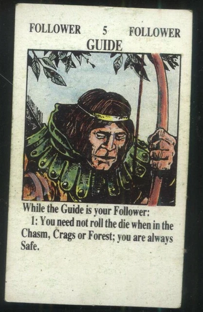 GUIDE FOLLOWER ADVENTURE Card Talisman 2nd Edition by Games Workshop £2 ...