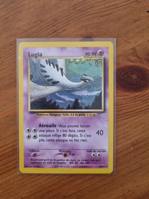 CARTE POKÉMON LUGIA 20/64 - Rare - FR EUR 20,00 - PicClick FR