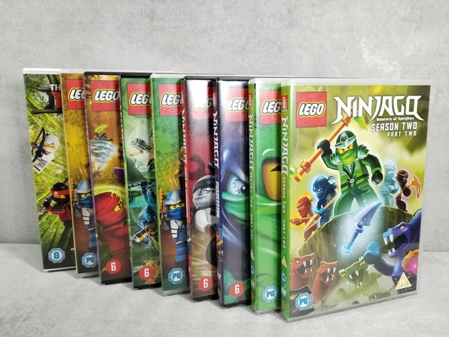 9 X LEGO Ninjago Animation DVD Bundle Collection Job Lot Free Postage ...