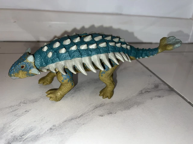 JURASSIC WORLD CAMP Cretaceous Ankylosaurus Bumpy Action Figure Toy ...