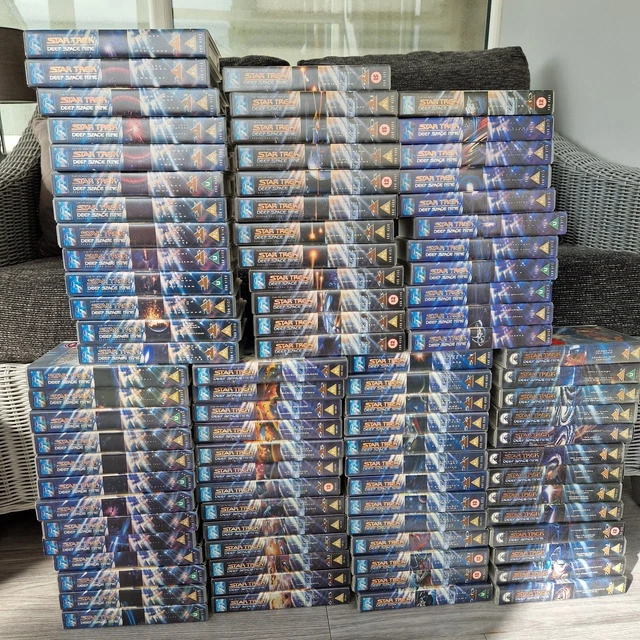 STAR TREK DEEP Space Nine VHS Seasons 1-7 Complete Set 88 Tape ...