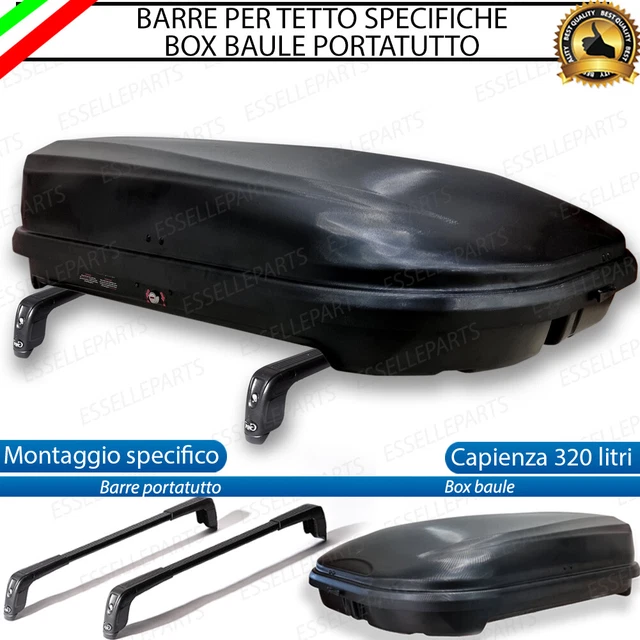 BARRE PORTAPACCHI IN Acciaio + Box Baule Per Audi A4 B7 Senza Barre EUR ...