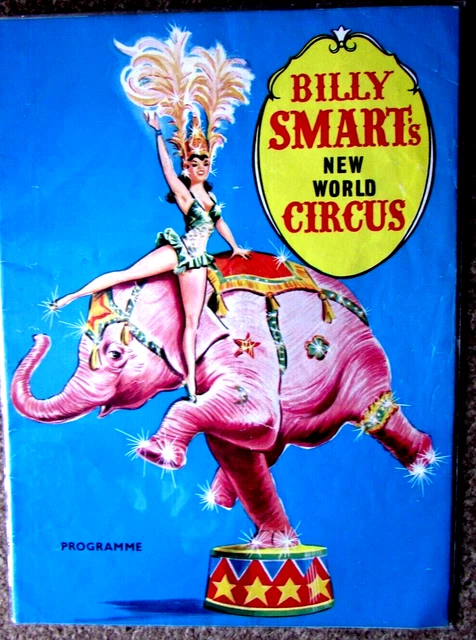 BILLY SMART'S NEW World Circus 1960'S Programme Vg Condition £6.99 ...