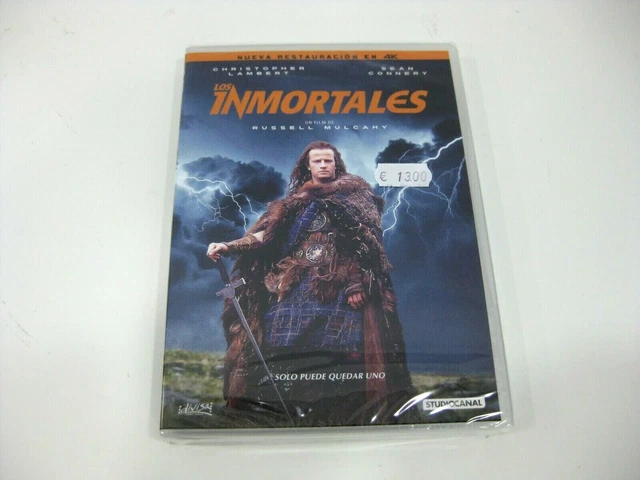 LES IMMORTELS DVD Christopher Lambert Sean Connery Neuf Sous Blister ...