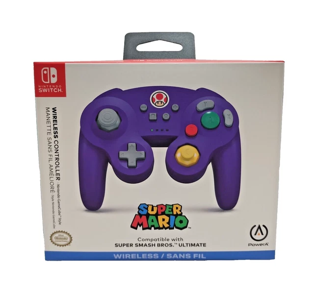 POWERA WIRELESS CONTROLLER GameCube Style for Nintendo Switch Purple ...