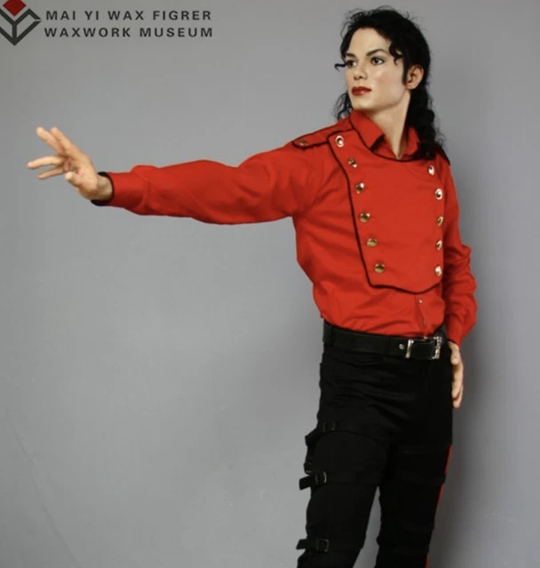 LIFE SIZE MICHAEL Jackson Movie Wax Statue Realistic Prop Display ...