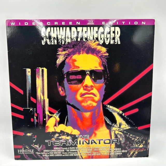 THE TERMINATOR WIDESCREEN Edition LaserDisc Vintage 1984 Hemdale ...