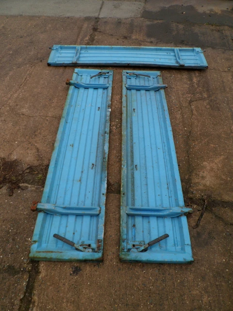 VW T3 VAN Doka flatbed loading board wall flaps board walls loading ...