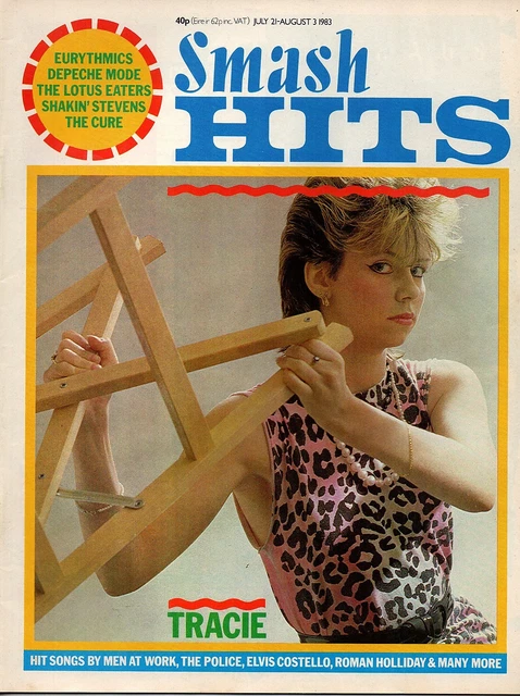 TRACIE YOUNG ON Smash Hits Magazine Cover 1983 Depeche Mode Shakin ...