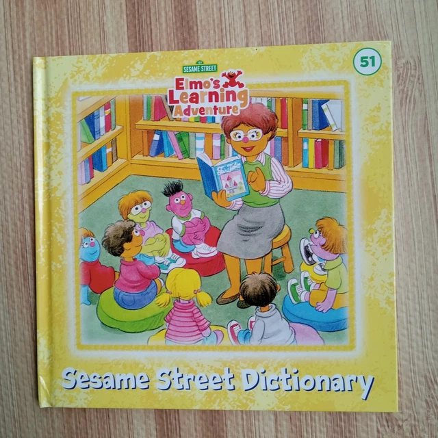 SESAME STREET ELMO'S Learning Adventure Book 41 HC Caring And Sharing ...