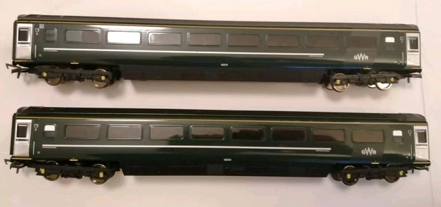 2 X HORNBY OO Gauge HST Mk3 coaches GWR - Standard Class Coach C and ...