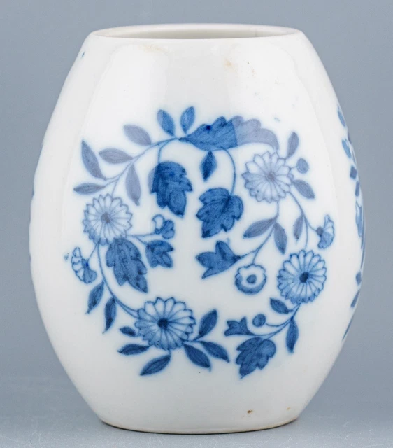 ANTIQUE ENGLISH JAR Early Caughley Salopian Chinoiserie Porcelain 19th ...
