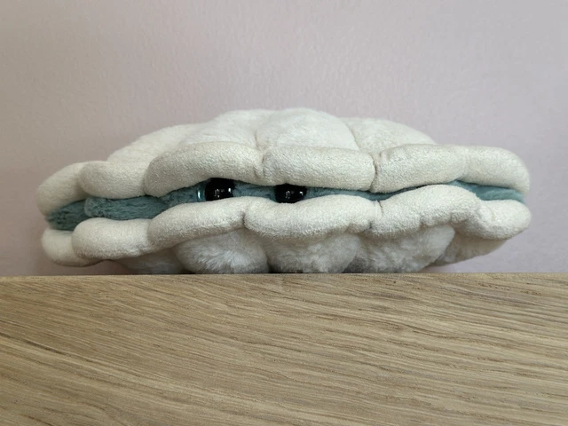 JELLYCAT CHLOE CLAM Retired Soft Plush £99.52 - PicClick UK