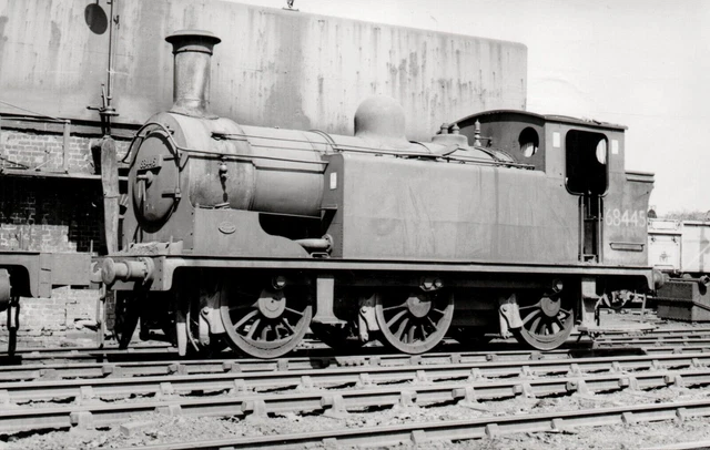 EX LNER CLASS J83 0-6-0T No 68445 at KIPPS MPD 8/8/62 R/P by P H GROOM ...
