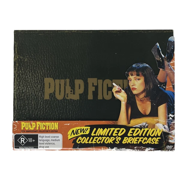PULP FICTION DVD Limited Edition RARE Collector’s Briefcase & Poster 2 ...