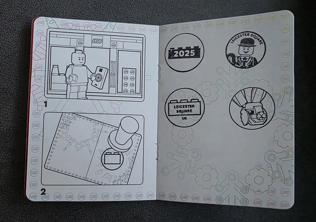 NEW VERSION LEGO Store Passport 2025 Leicester Square Stamp - Brand New ...