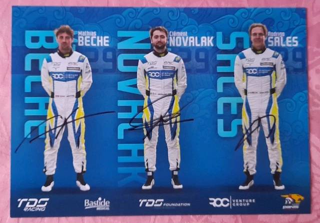 CARTE CARD DEDICACEE 24 Heures Du Mans 2025 Oreca Tds #29 Le Mans 24H ...