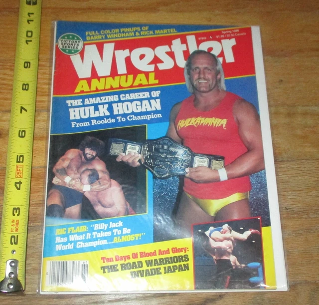 1986 WRESTLER ANNUAL Wrestling Magazine Hulk Hogan WWF WWE NWA AWA Road ...