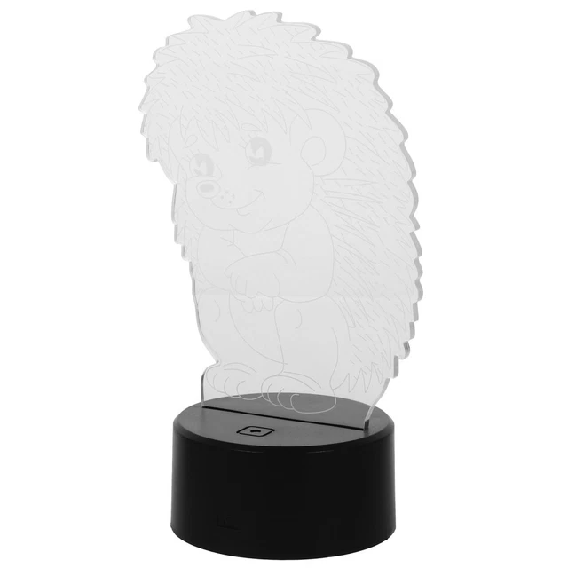 3D HEDGEHOG NIGHT Light LED 7 Colors Desktop Light Touch Decorative ...