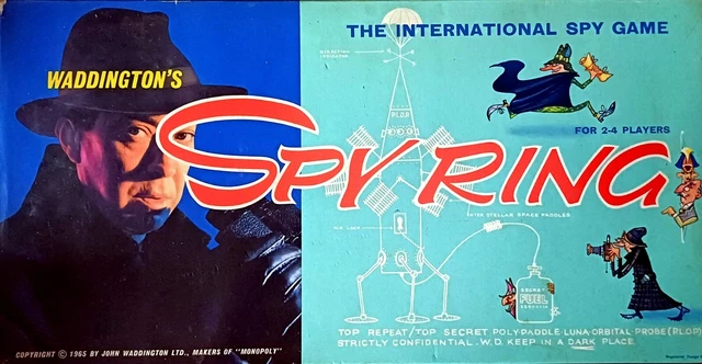 VINTAGE SPY RING Board Game By Waddingtons 1965 Box Has Some Wear £4.36 ...
