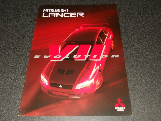 MITSUBISHI LANCER EVOLUTION VII brochure catalogue prospectus édition ...