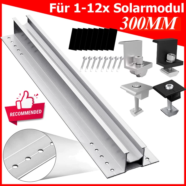 SOLAR PANEL MOUNTING Brackets Solar Modul Aluminium Mounting Rail 30mm ...