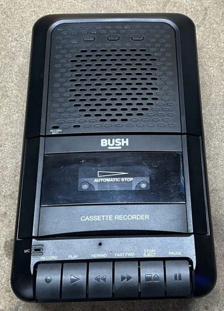 BUSH PORTABLE CASSETTE Player Recorder KCS-317 Comes With Mains Lead £ ...