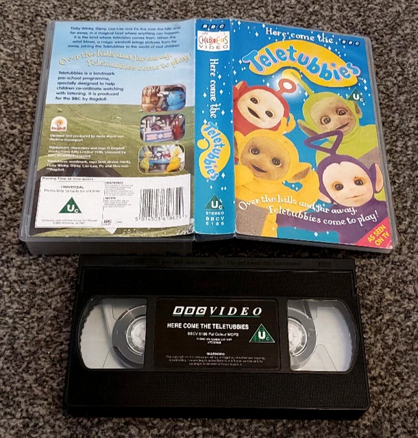 TELETUBBIES HERE COME The Teletubbies VHS Video Tape Volume 1 VTG PBS ...
